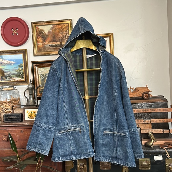 NorthStyle | Jackets & Coats | Vintage North Style Denim Chore Coat ...